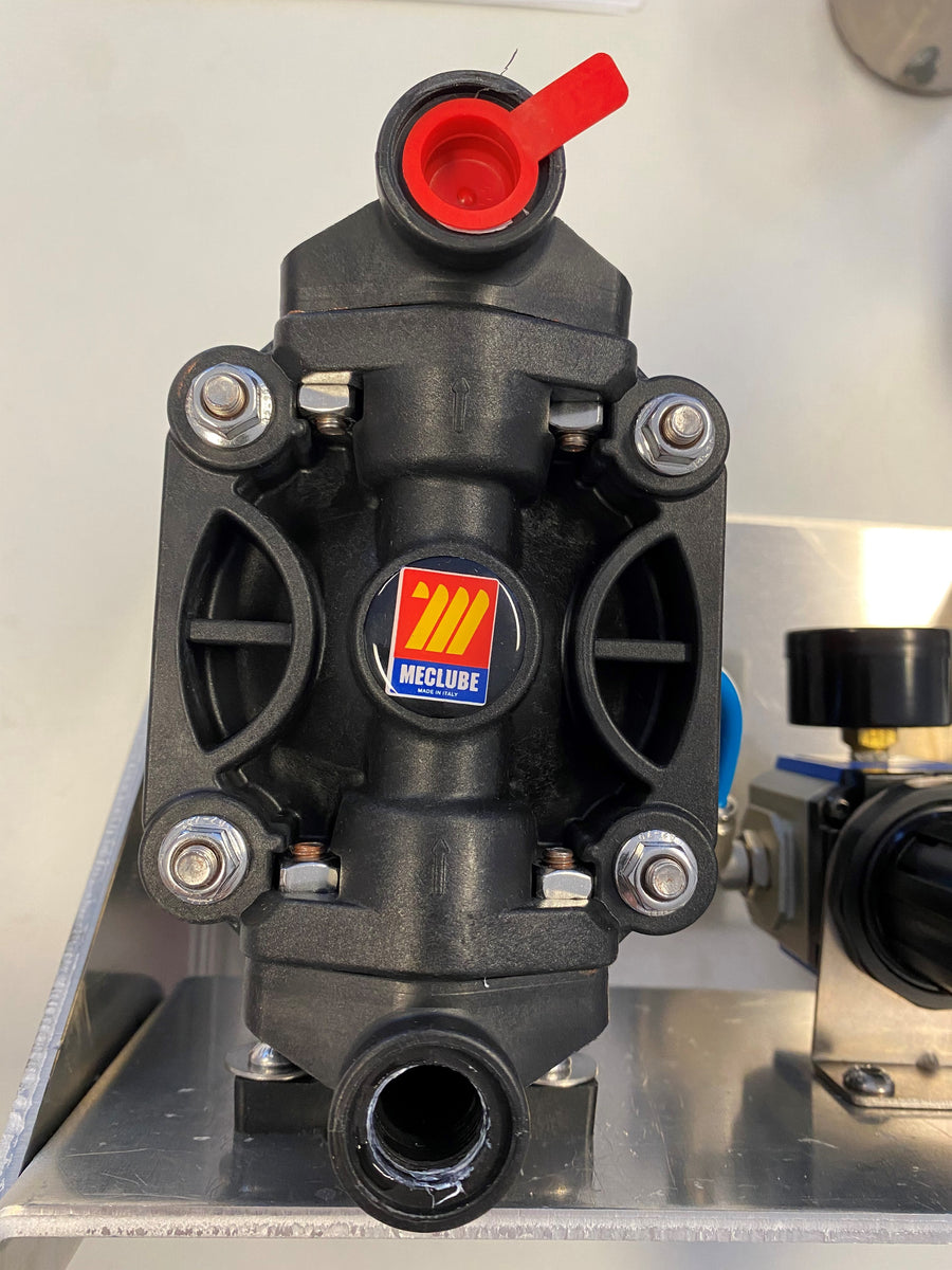 MECLUBE - ITALY | AIR-DRIVEN DOUBLE DIAPHRAM PUMP