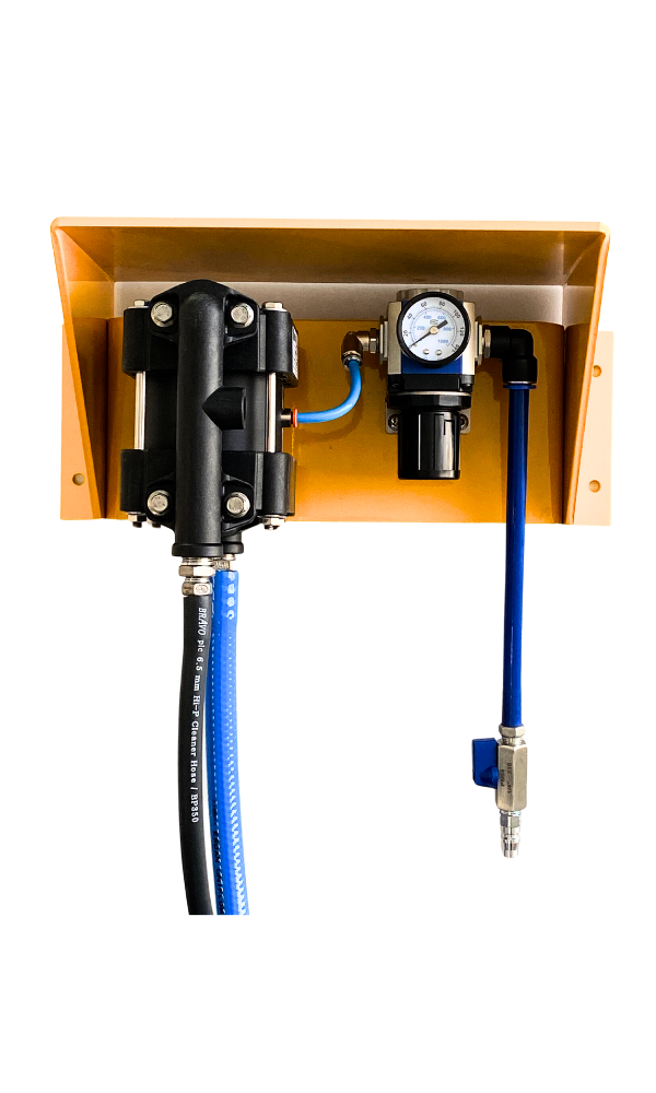 MECLUBE - ITALY | AIR-DRIVEN WALL MOUNT HOOD TYPE ACID & SOLVENT RESIS