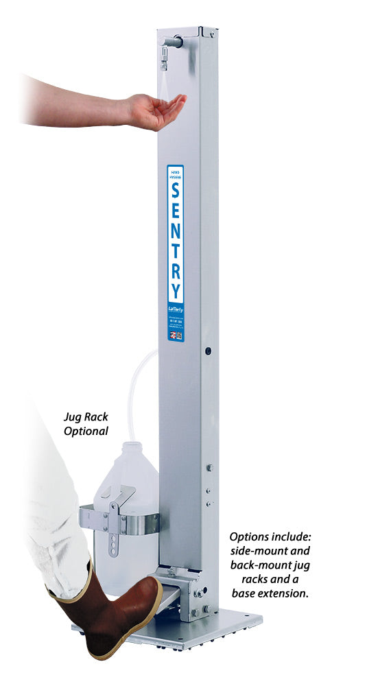 LAFFERTY USA | Sentry Hand Sanitizer Dispenser (Floor Mount)